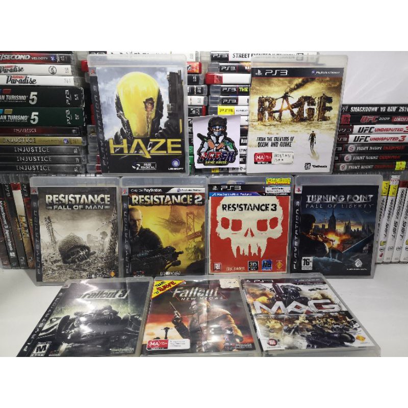 HAZE, RAGE, RESISTANCE 2 3 FALL OF MAN, TURNING POINT, FALLOUT 3 NEW ...