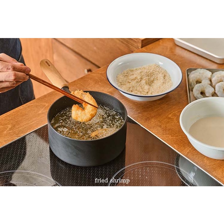 Modori Grilled Single Handle Pot 18 cm (With a lid) | Shopee Singapore