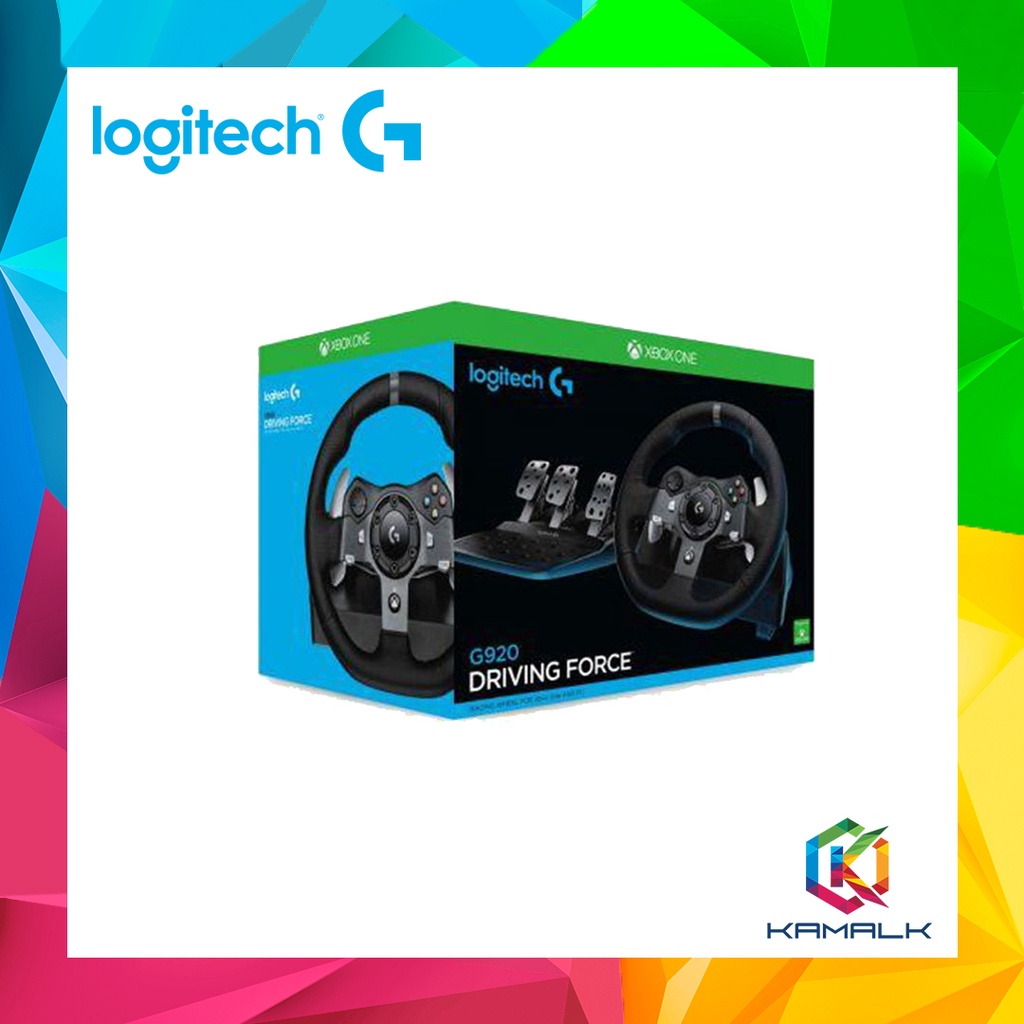 Logitech G920 Driving Force Racing Wheel for Xbox One and PC | Shopee ...