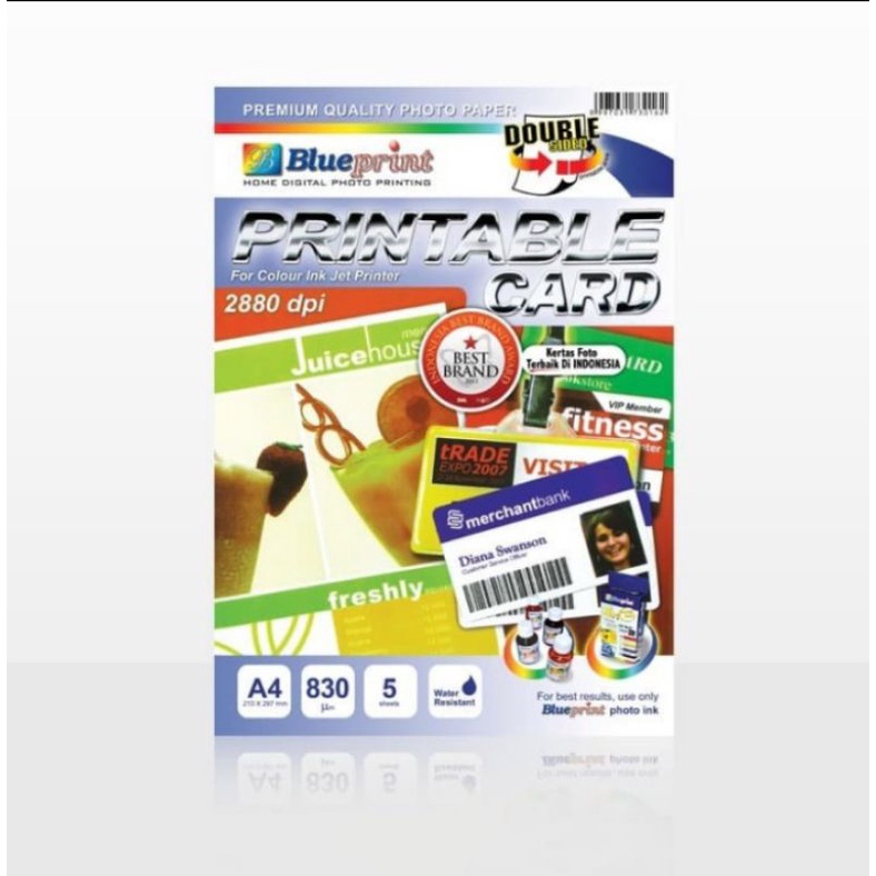 Blueprintable PVC PAPER/ID CARD | Shopee Singapore