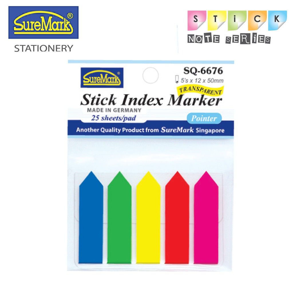 Suremark Stick Index Marker (Pointer) (3pcs) | Shopee Singapore