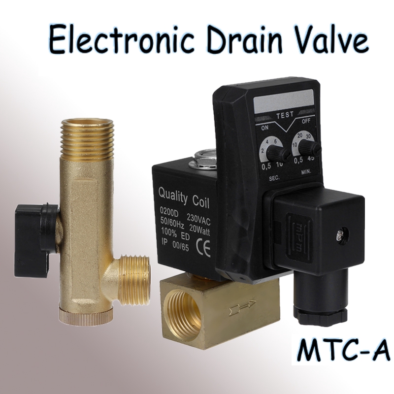 IP65 Waterproof Electronic Drain Valve MTC-A Split Timed Automatic ...