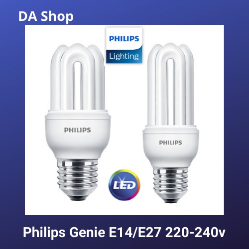 Philips Genie E14/E27 220-240V Light Bulb (8w/11w/14w) | Shopee Singapore