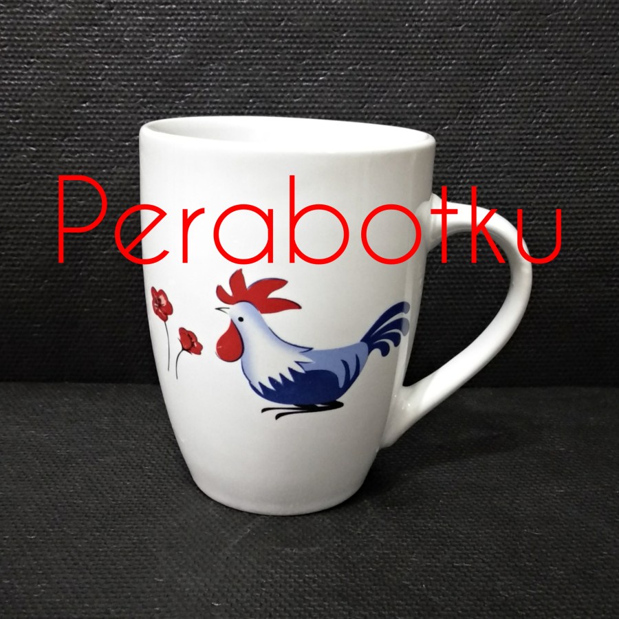 Corel 11OZ White Ceramic Mug with Chicken Image Glass/ Homeco Cup 300 ...
