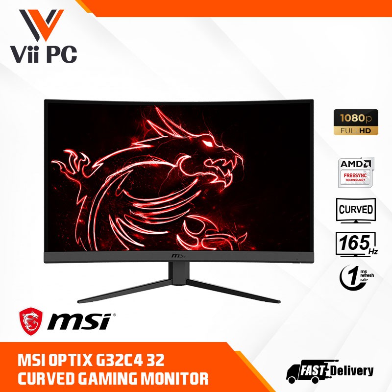 [CHOOSE FREE 24HR DELIVERY OPTION] MSI Optix G32C4 Gaming Monitor (31.5 ...