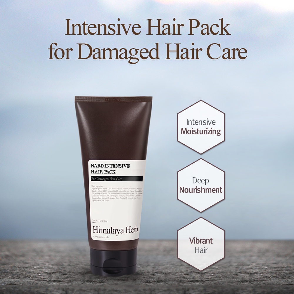 [NARD] Intensive Hair Pack for Dry, Damaged Hair 200ml - Hair Mask ...