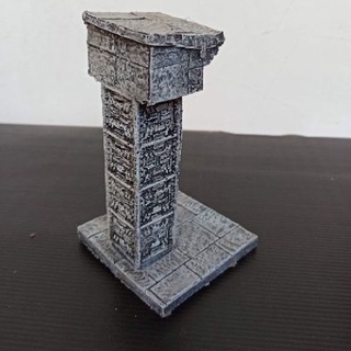 Diorama base figure rock Pillar ruin war shf figma neca revoltech mafex ...