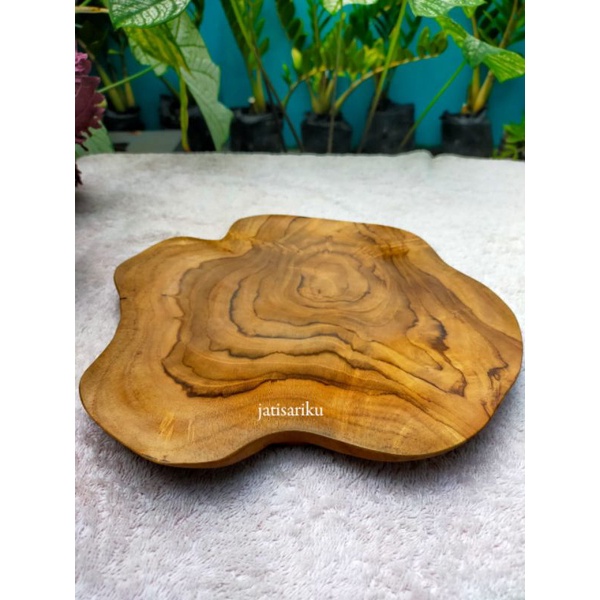 KAYU Natural TEAK WOOD PLATES FOOD SERVING CONTAINERS TEAK WOOD ...