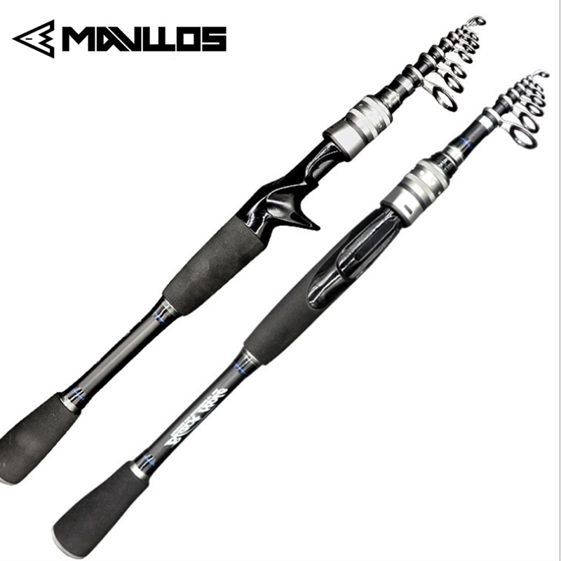 Mavllos Ultra Short Carbon Telescopic Fishing Rod 1.68M 1.98m 2.28m 2 ...