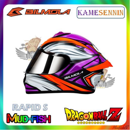 BILMOLA DRAGONBALL Z KAMESENNIN DRAGON BALL SPECIAL EDITION HELMET ...