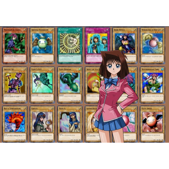 [ Yugioh PRINTED CARD ] KAZAKI ANZU CHARACTERS CARD SET | Shopee Singapore