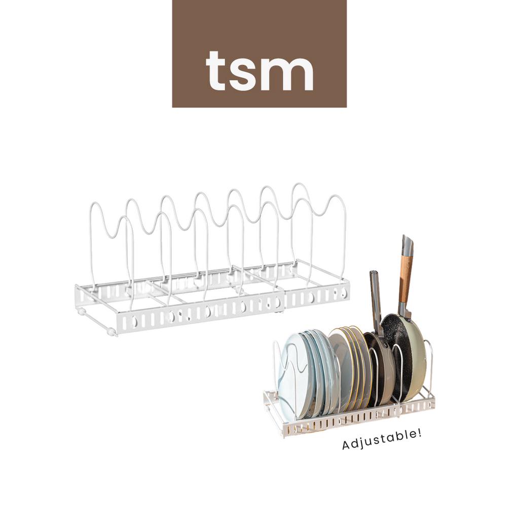 TSM Detachable Plate Pot Holder | Adjustable Extendable Utensils Rack ...
