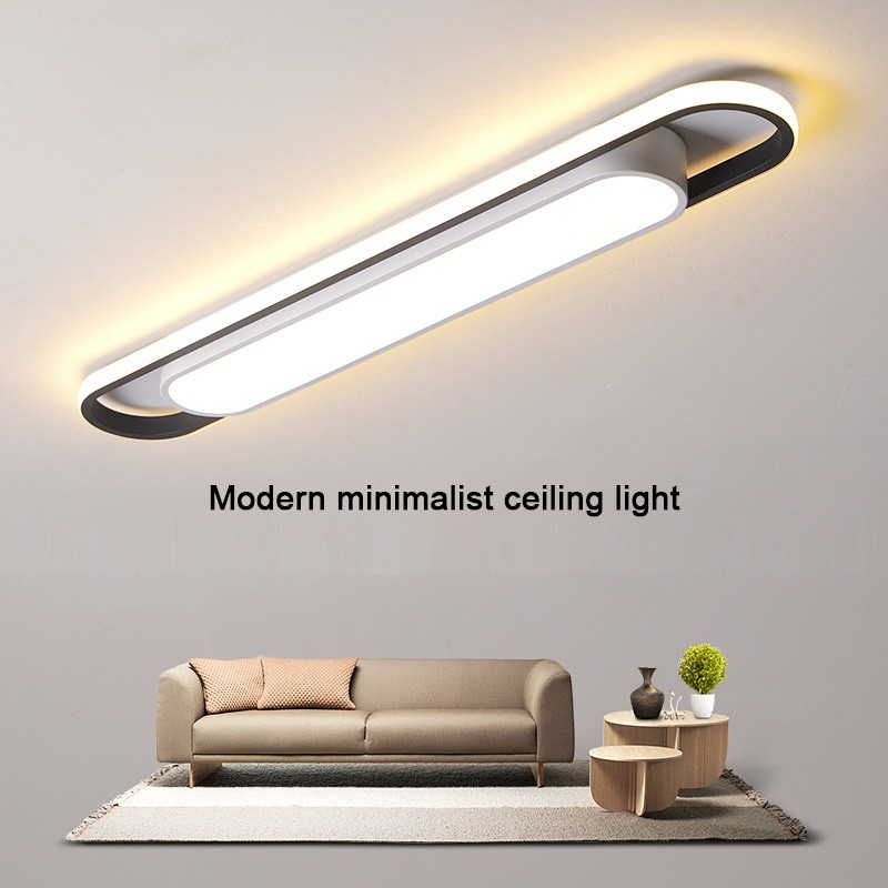 KONG Nordic Ceiling Light Long Strip Kitchen Light Ceiling Light Modern ...