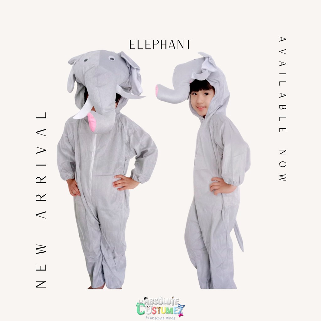 SG Local Seller Animal Collection Elephant Suit Costumes for Kids ...