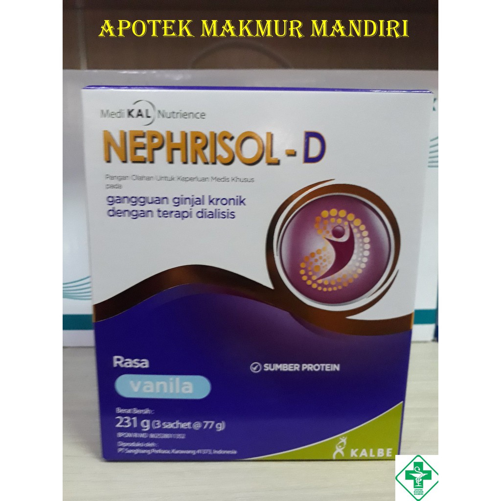 Medical Nutrience Nephrisol-D Vanilla Flavor 231g (3Sachet @77G ...