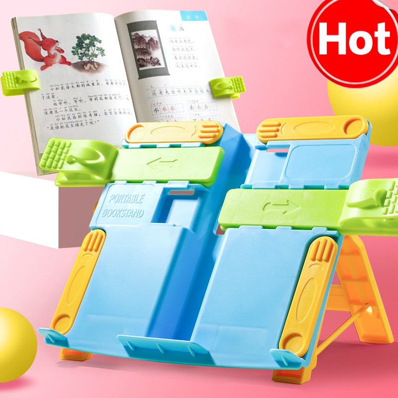 Ready Stock Adjustable Book Document Stand Kids' Multi-colored Book ...
