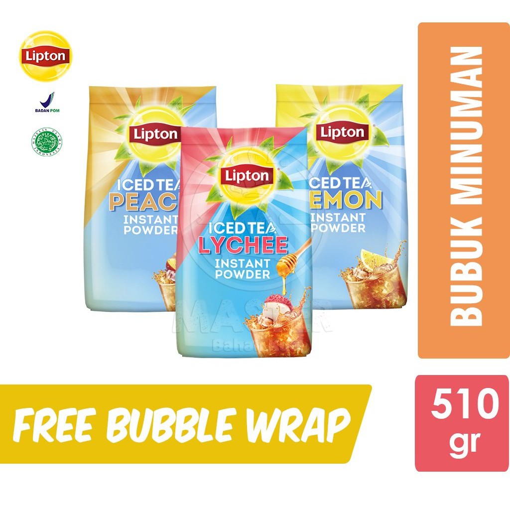 Lipton Instant Tea Powder Instant Iced Tea Mix Powder [510 gr] | Shopee ...