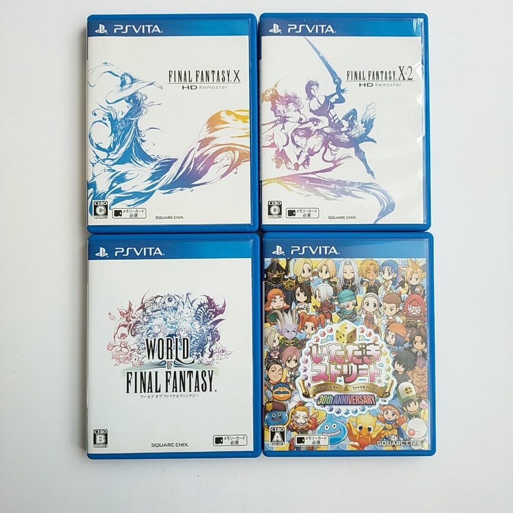 Sony PS Vita Final Fantasy X X-2 HD Remaster ,World Of Final Fantasy ... Sony PS Vita Final Fantasy X X-2 HD Remaster ,World Of Final Fantasy ...