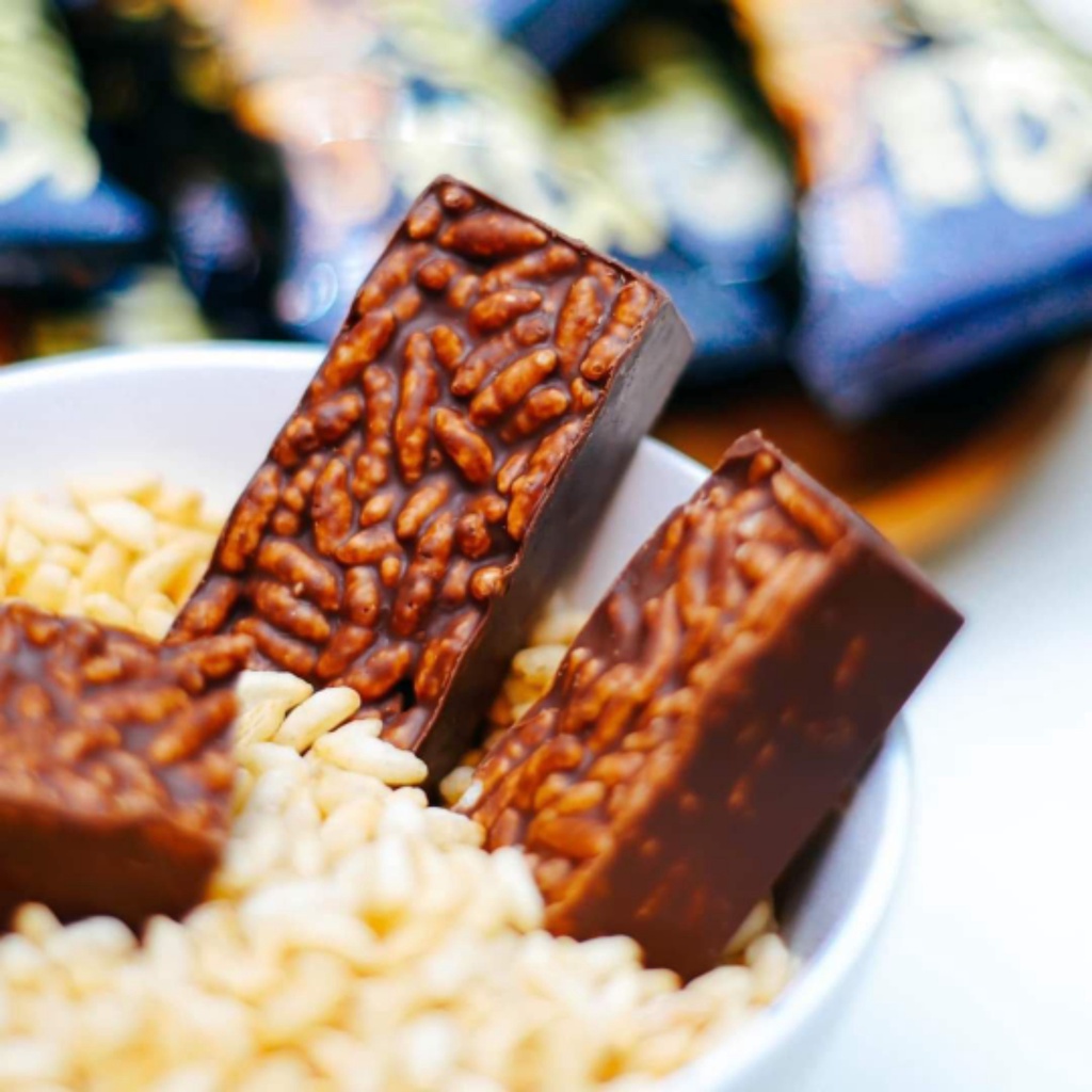 CHOCOTAINER Energy Bar No Sugar Free Dark Chocolate Halal Snek Diet ...