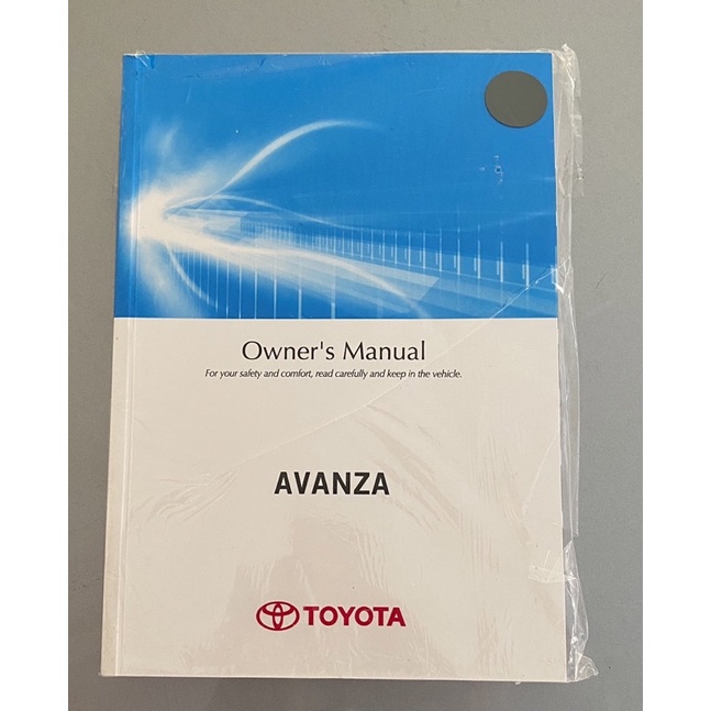 Toyota Avanza 2012-2017 ( New ) Manual Book | Shopee Singapore