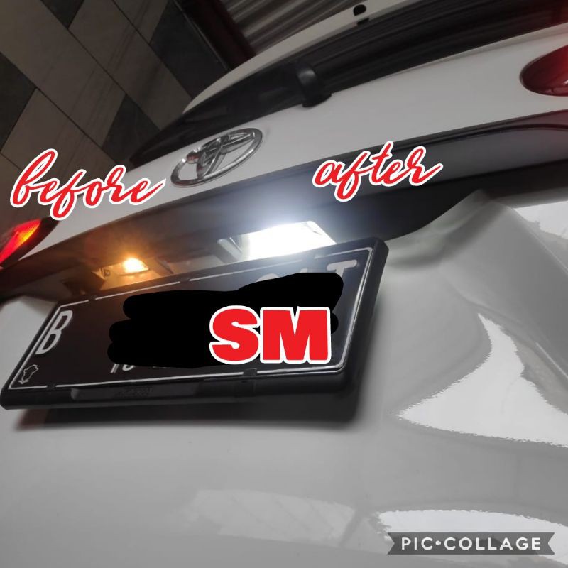 SIENTA pair of reverse lights, SUPER BRIGHT TOYOTA SIENTA LED number ...