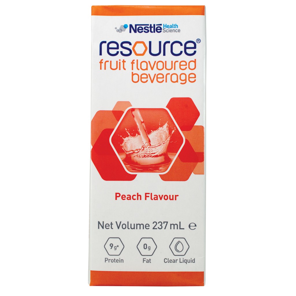 Resource Fruit Beverage (Peach) 24x237ML- Carton | Shopee Singapore