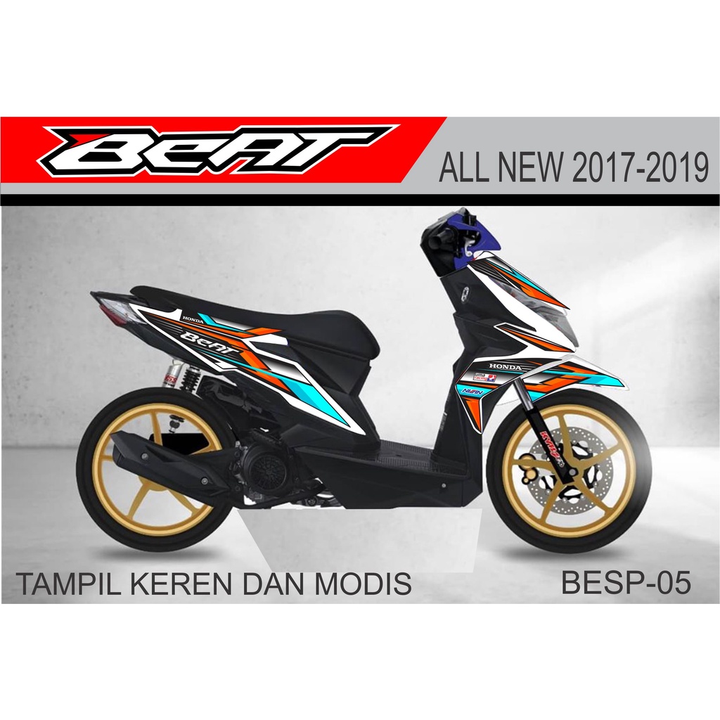 Striping list of honda beat stickers ALL NEW ESP (2018 - 2019) | Shopee ...