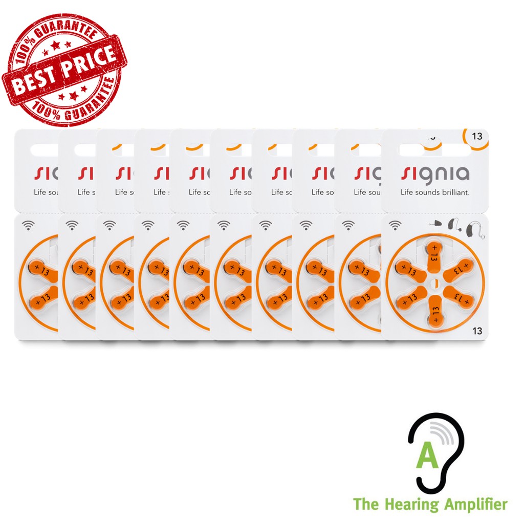 Signia Hearing Aid Battery Size 13 (10 packets) | Shopee Singapore
