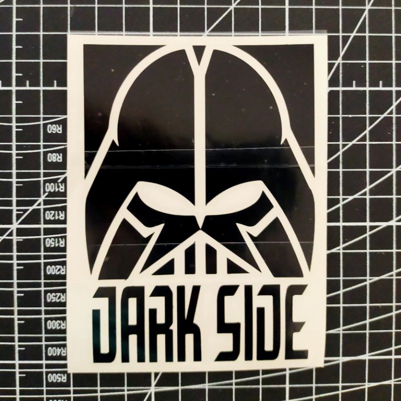 Cutting Sticker Dark Side Darth Vader stiker | Shopee Singapore