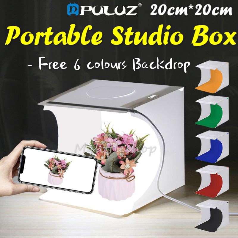 ★LocalStock★ LED Light Shooting studio mini photo shoot studio Box ...