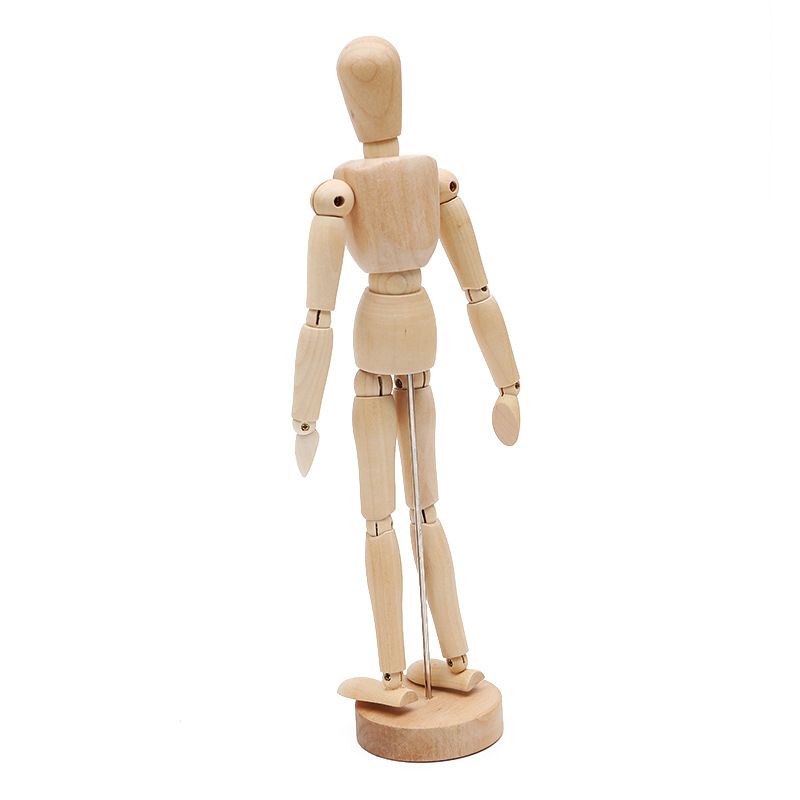 Wood Figure Wooden Manikin Human Artist Drawing Sketch Model Female ...