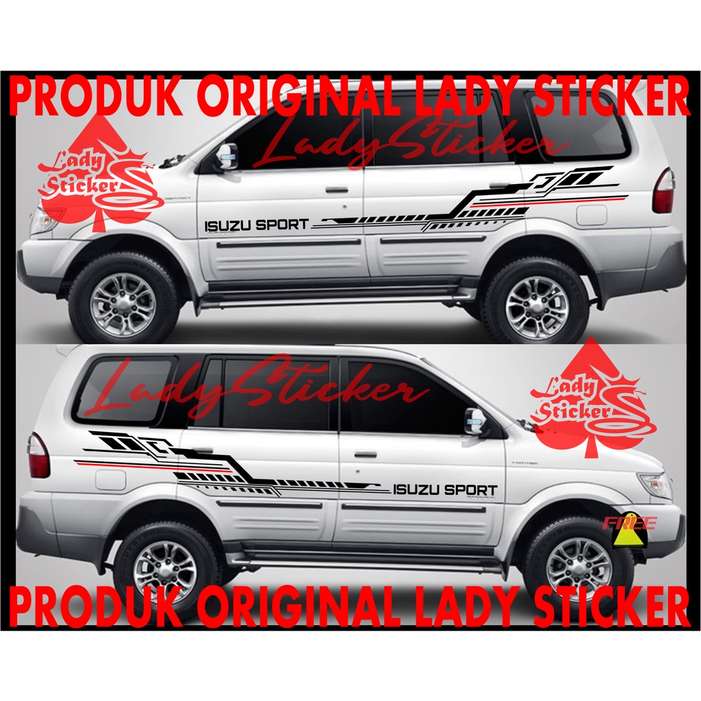 Cutting STICKER CAR STICKER PANTHER MUX STICKER ISUZU PANTHER MU-X ...