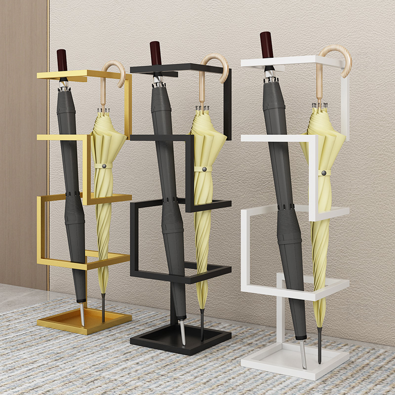 Modern umbrella rack minimalist floor-to-ceiling storage Nordic iron ...