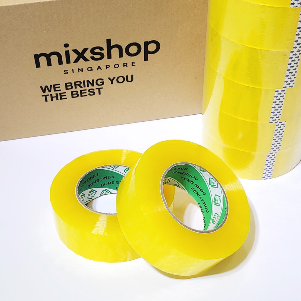 mixshop High Quality 45mm x 218 yards Extra Long Transparent Adhesive ...