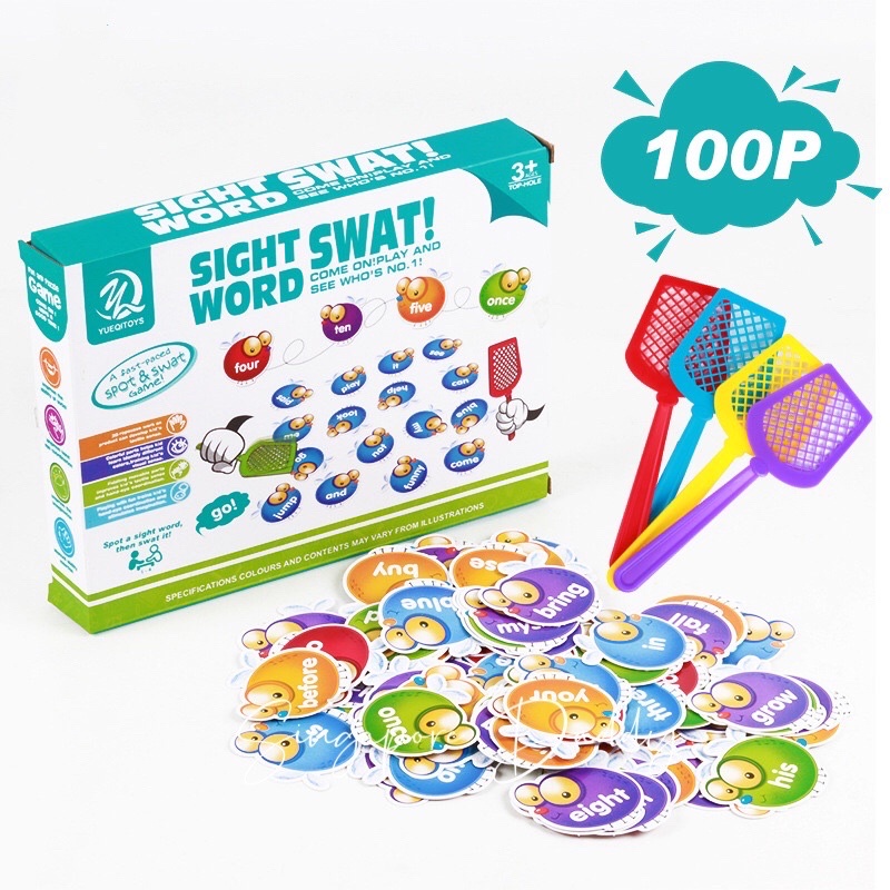 🔥SG Local in Stock🔥Sight Word Swat/Preschool Board Game/Phonics ...