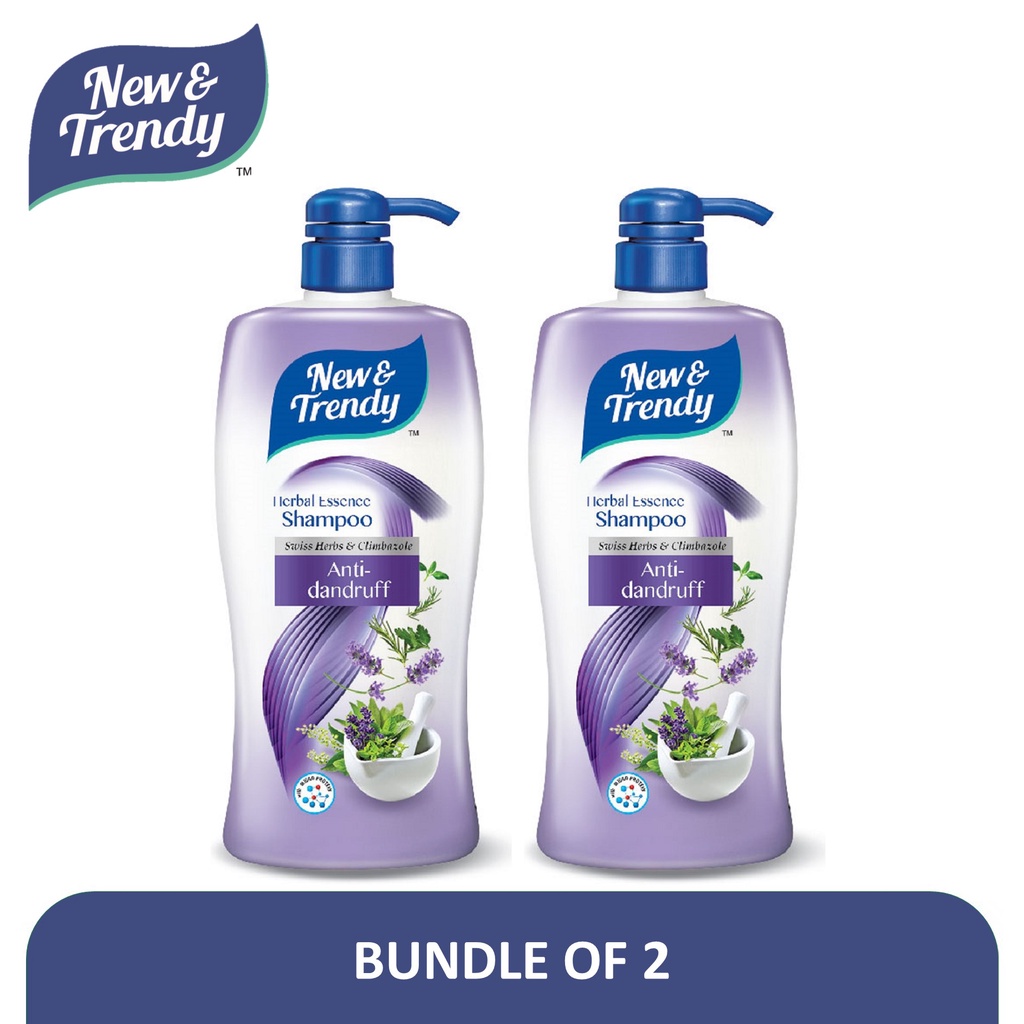 [Bundle of 2] New & Trendy Herbal Essence Shampoo Anti Dandruff 950g ...