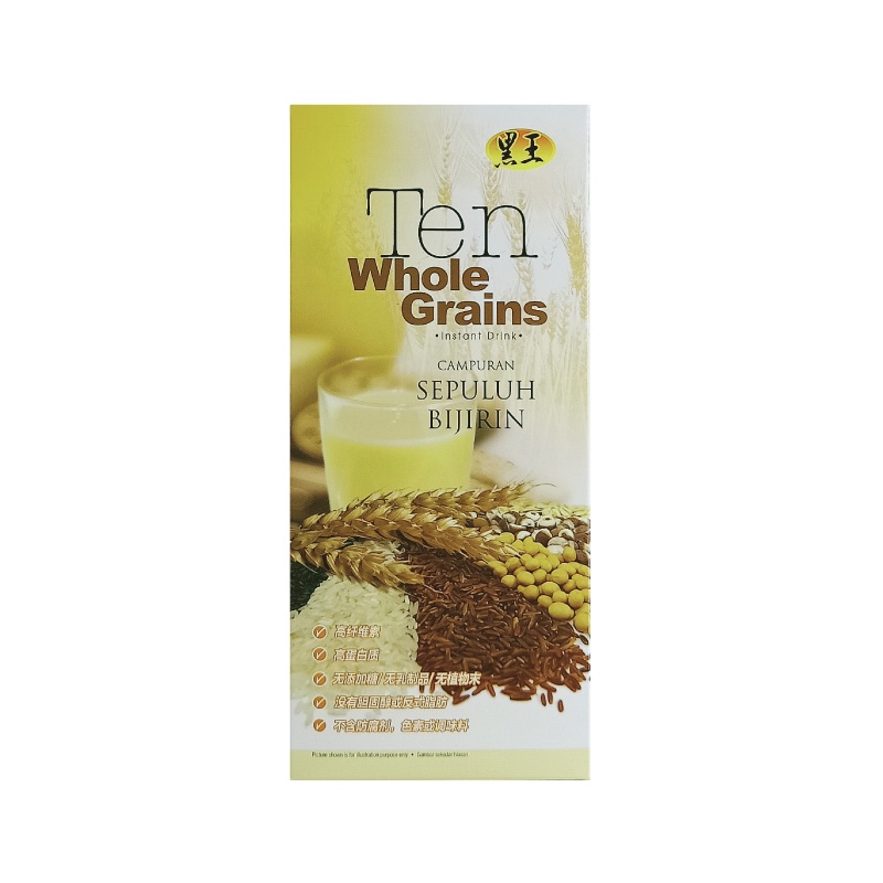 【Rainforest Organic】Hei Hwang Ten Whole Grains Instant Drink (No Sugar ...