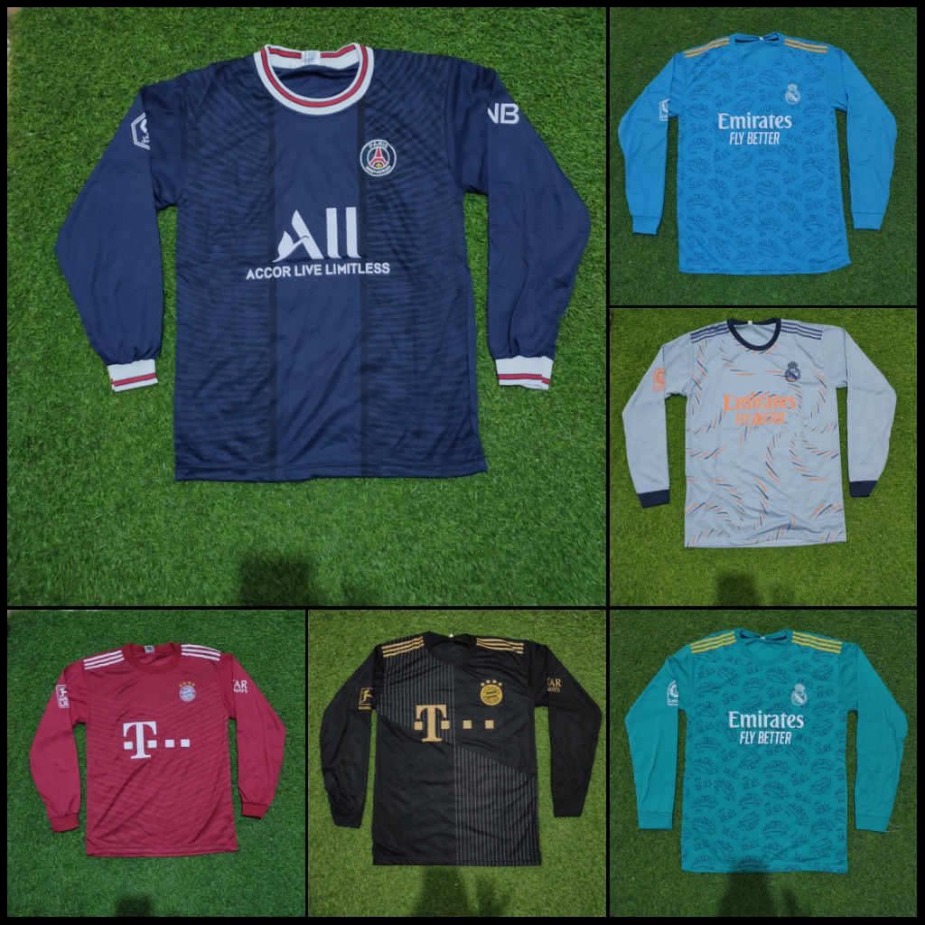 ADULT LONG SLEEVES, the latest premium football shirts | Shopee Singapore