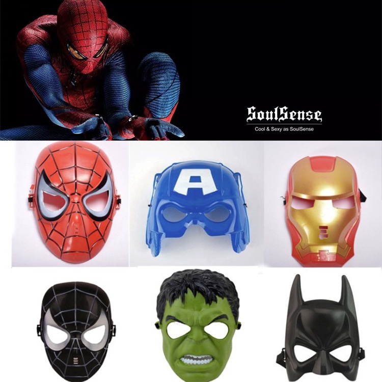 Spider-Man Mask Captain America Masks Iron Man Mask The Hulk Mask ...