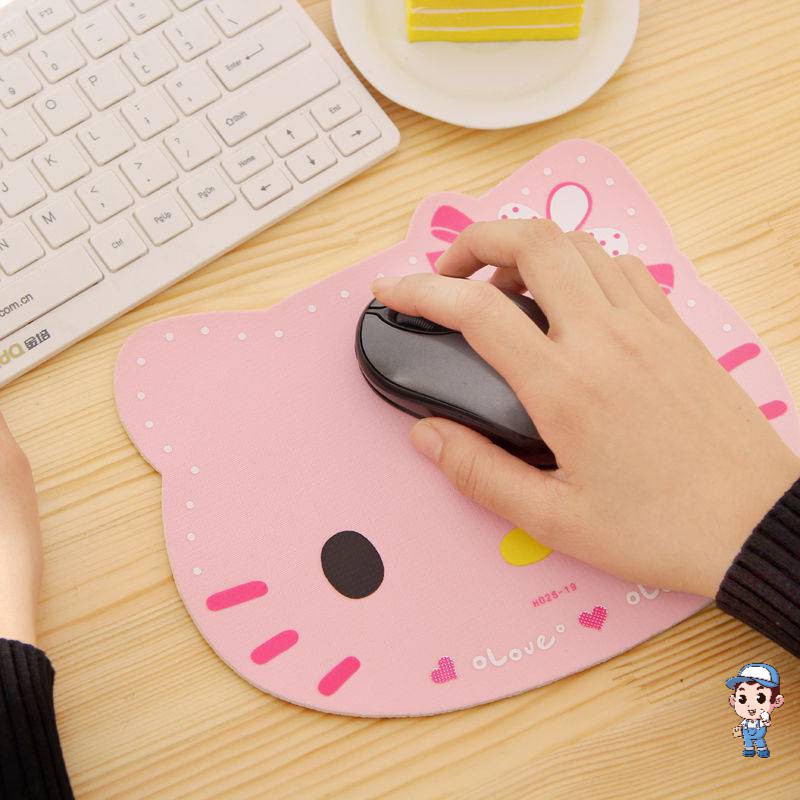 Cute Hello Kitty Mouse Pad Cartoon Anti-slip Mouse Mat | Shopee Singapore