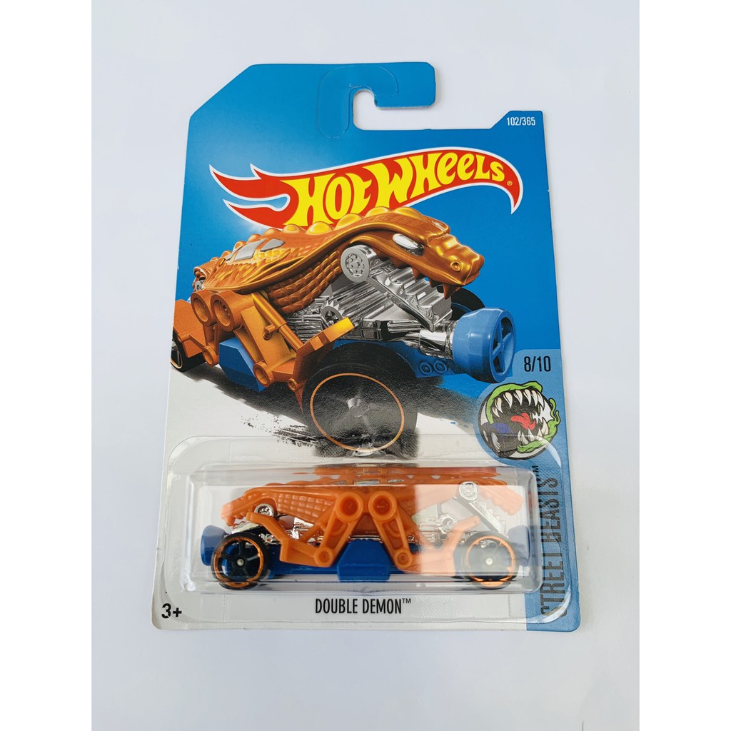 Hotwheels HOT WHEELS DOUBLE DEMON ORANGE STREET BEAST DIECAST CAR TRACK ...