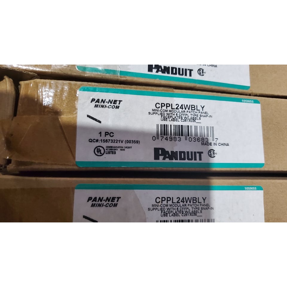 Panduit Pan-Net Modular 24 Ports Patch Panel 1U | Shopee Singapore