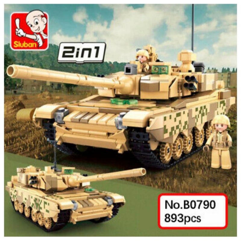[Ready stock] Tank Lego compatible brick building blocks Warship Cobi ...