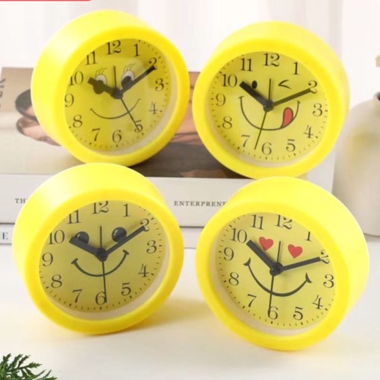 Alarm Clock SMILE Character EMOTICON Yellow SMILE SMILE CHEER UP YOUR ...