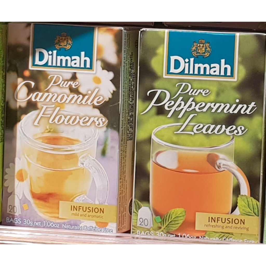 2 boxes @$27 DILMAH CAMOMILE FLOWER/PEPPERMINT LEAVES 30G | Shopee ...