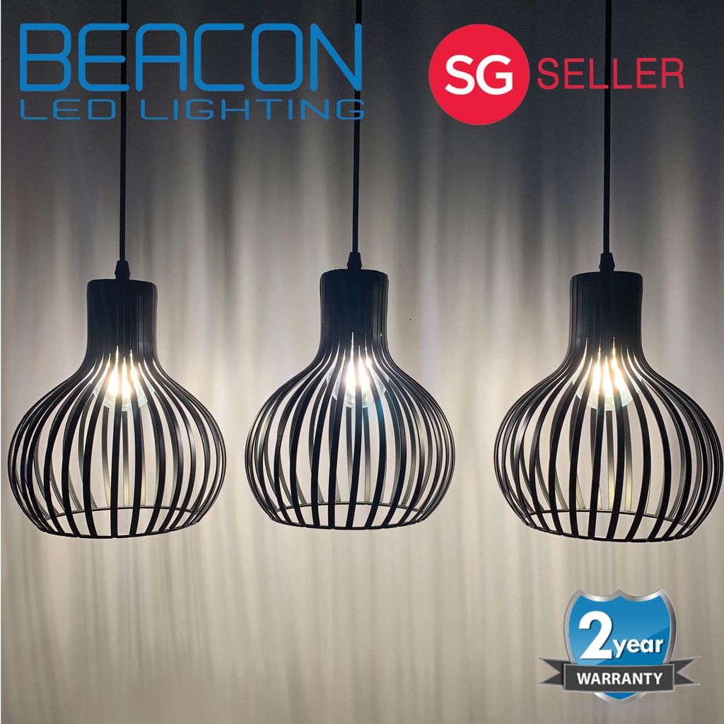BEACON LED (LOCAL SELLER WITH WARRANTY) Metal Pendant Light -20cm Wine ...