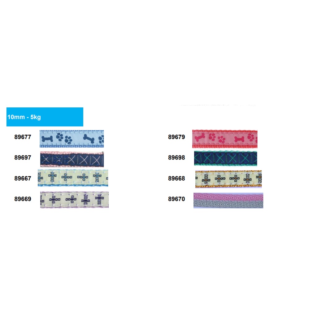 Bib Set (bib + rope) for pet dogs - 10mm / 5kg (contact shop to choose ...