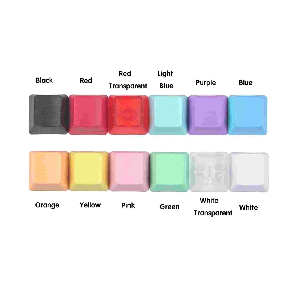 KBDFANS MULTI-COLORED OEM BLANK 1U KEYCAPS(10PCS) | Shopee Singapore