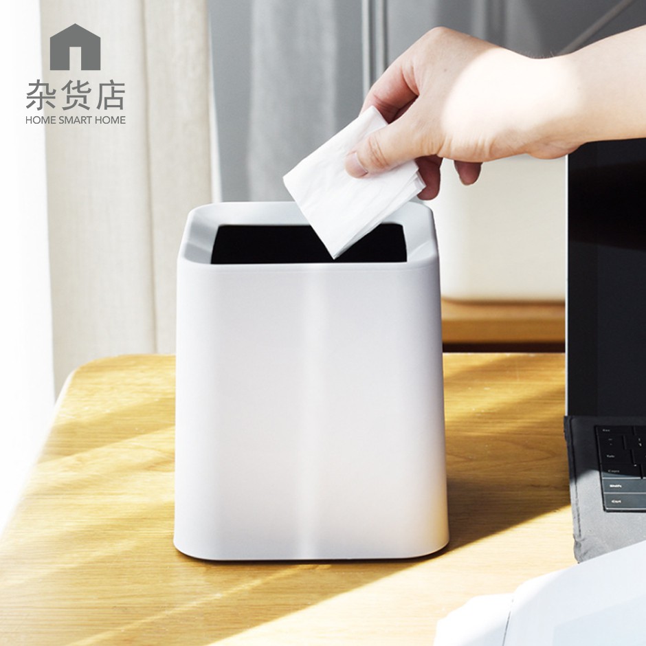 Mini Dual-Layer Waste Paper Table Bin | Shopee Singapore