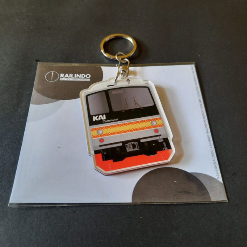 GANTUNGAN Jogja-solo Batik KRL Train Acrylic Keychain (JR 205-32 ...